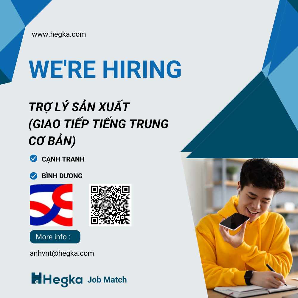 Tuyển Trợ Lý Sản Xuất (Giao Tiếp Tiếng Trung Cơ Bản) lương cao làm việc ...